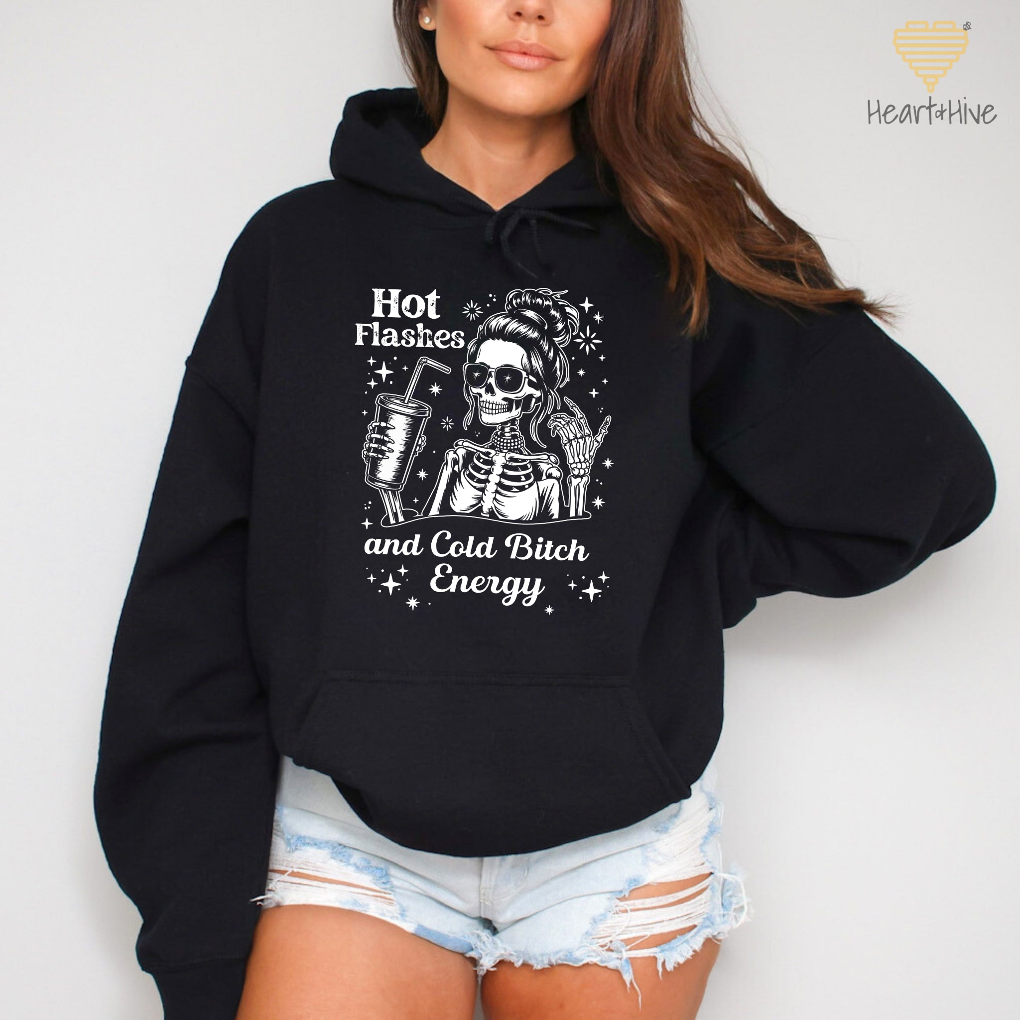 Hot Flashes and Cold Bitch Energy // Pullover // 2 Colors – Heart ...